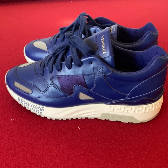 Versace | Shoes | Mens Versace Runner Blue | Poshmark